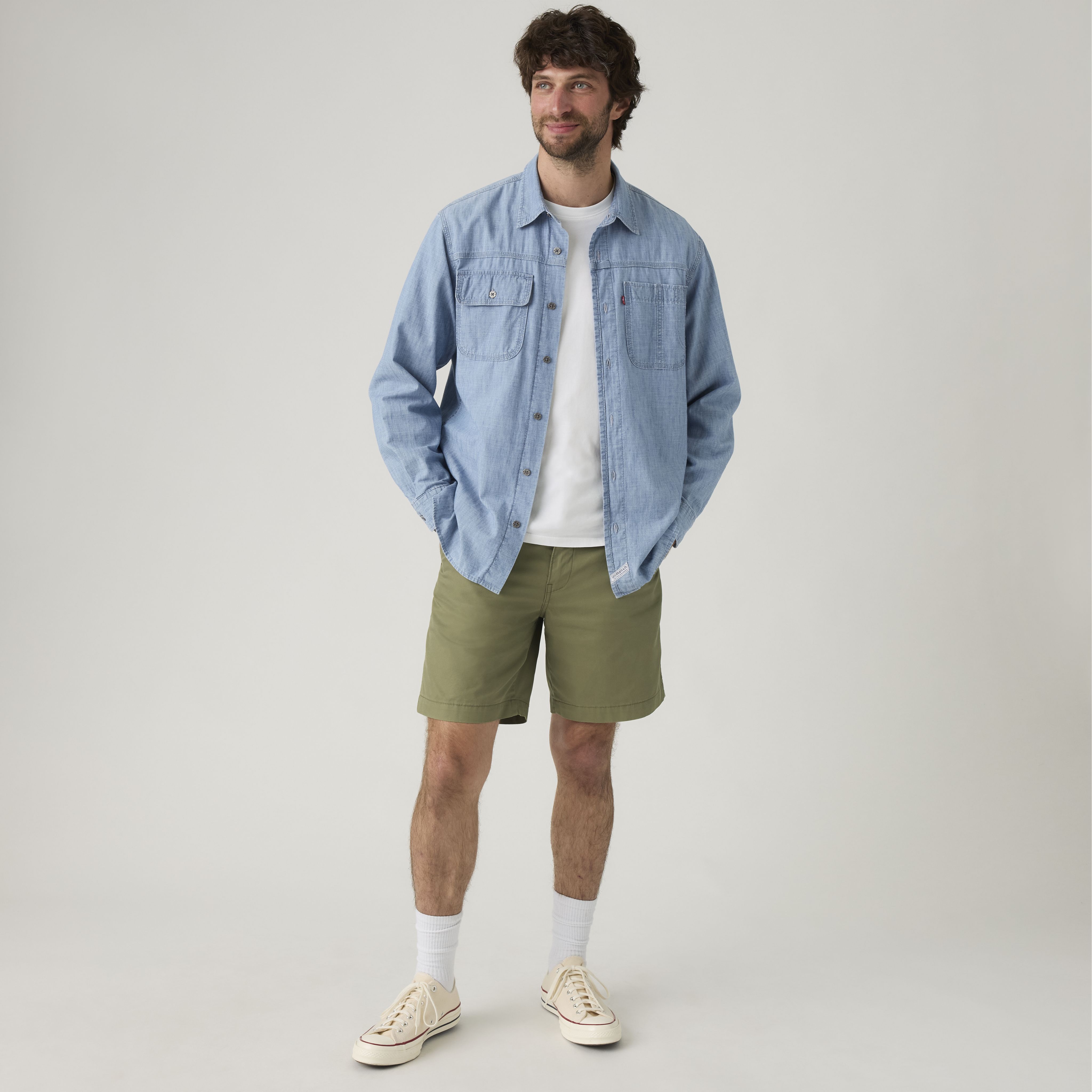 LEVI'S XX Chino Authentic Relaxed Lightweight Twill 8" Shorts